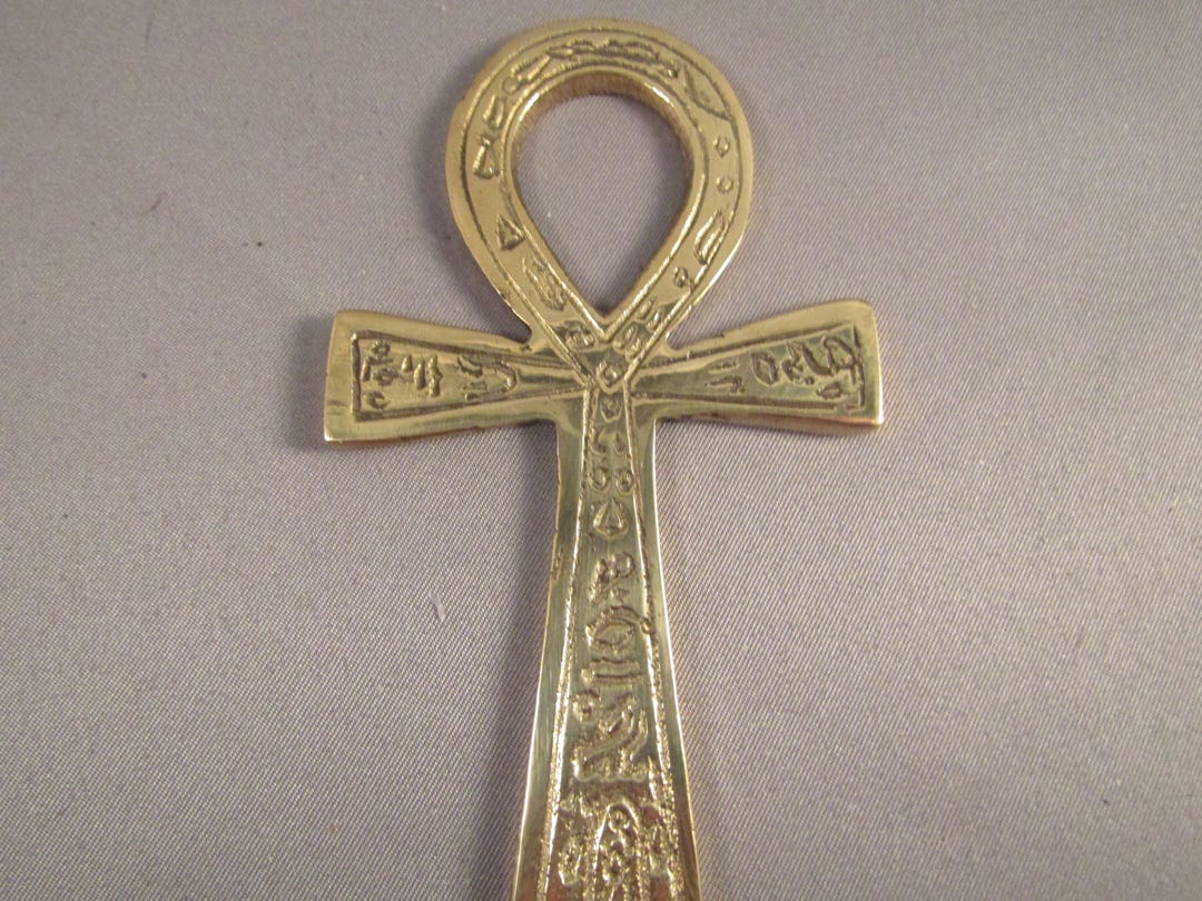 Brass Ankh - 4" Egyptian Ankh - Etsy