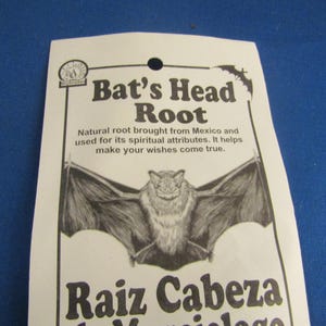 Bat's Head Root - A Classic in Hoodoo and Folklore of Mexico, an Occult ...