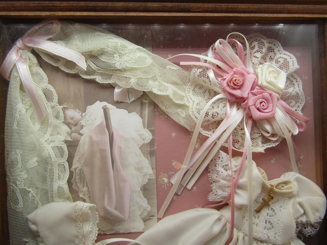 Shadowbox, Little Girl Room Decor, Holy Communion, First Communion ...