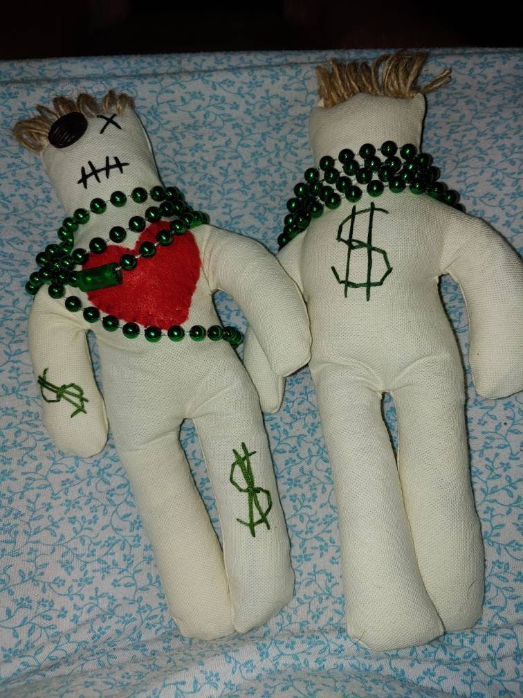 Poppet Loads of Money Poppet Voodoo Money Doll Prosperity - Etsy Australia