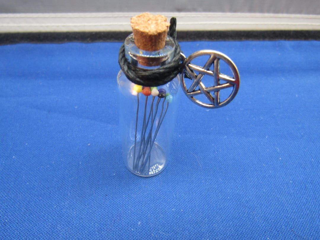 Poppet Pins, Poppet Pins in Bottle, Protection, Pentacle - Etsy