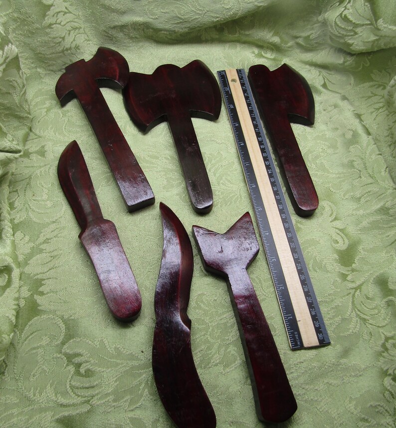 Shango Tools, Wood, Set of 6 - Etsy Canada