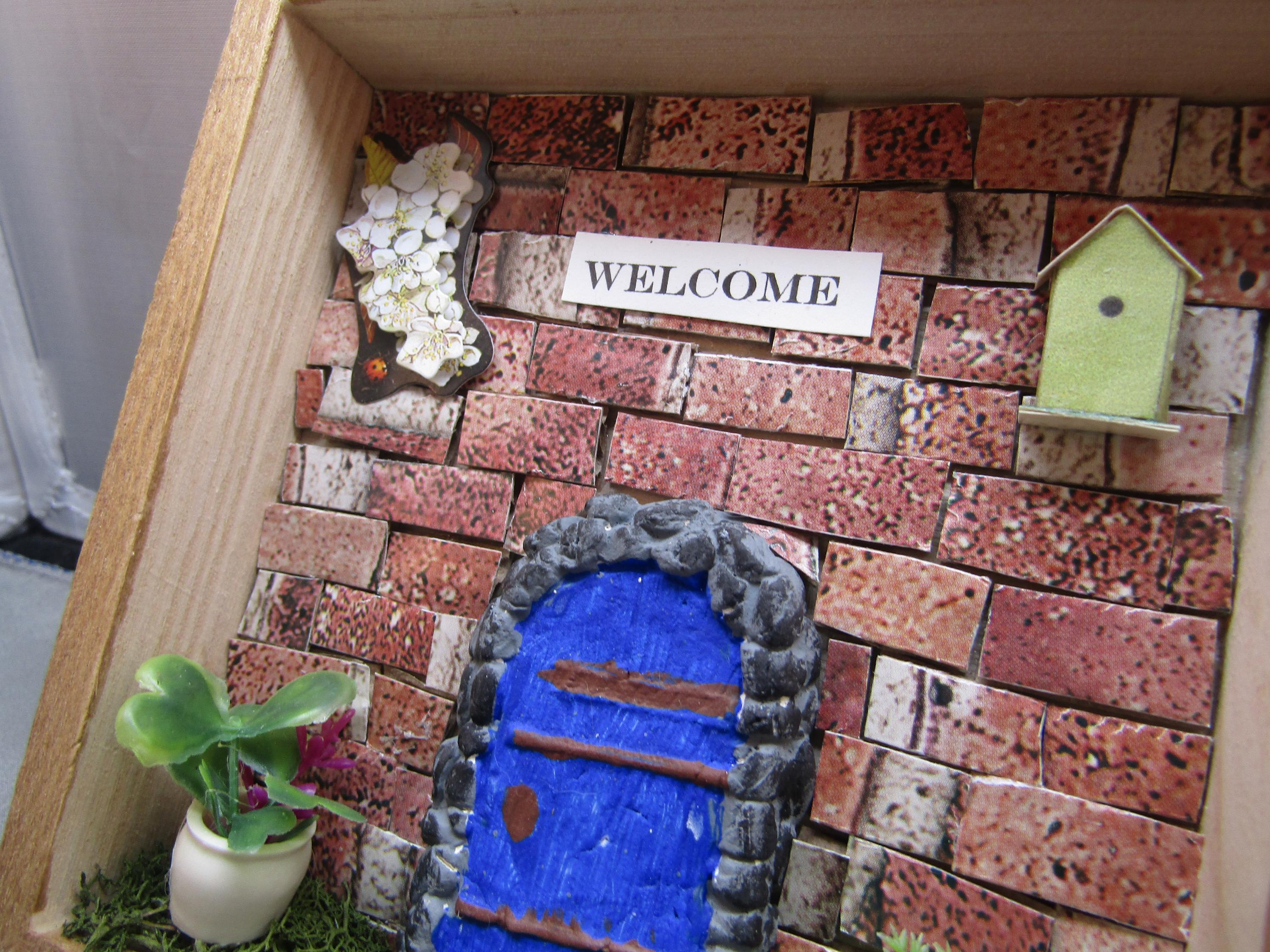 Welcome Plaque Home Decor, Secret Door, Miniature Scene - Etsy