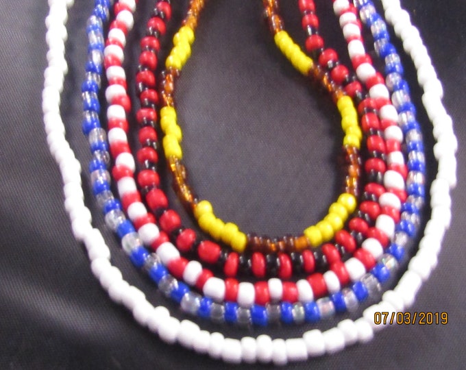 Orisha Eleke Set of 5, Collar Eleke Santeria Ifa - Etsy