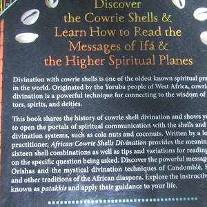 African Cowrie Shells Divination Book and Shells, Zolrak, History ...