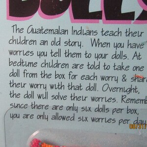 Worry Dolls, Guatemalan Indian Dolls, 1 Dolls - Etsy
