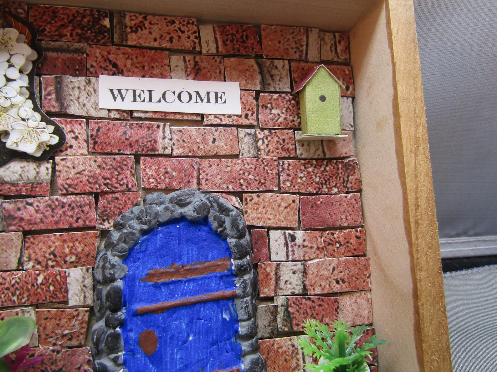 Welcome Plaque Home Decor, Secret Door, Miniature Scene - Etsy