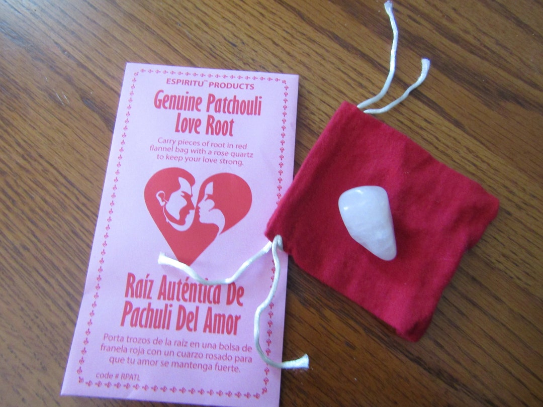 Genuine Patchouli Love Root Set, Root, Bag, Rose Quartz - Etsy