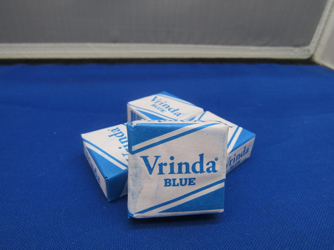 Blue Squares, Vrinda Blue, Anil Bluestone, Blue Bath Elixir 2 Oz - Etsy