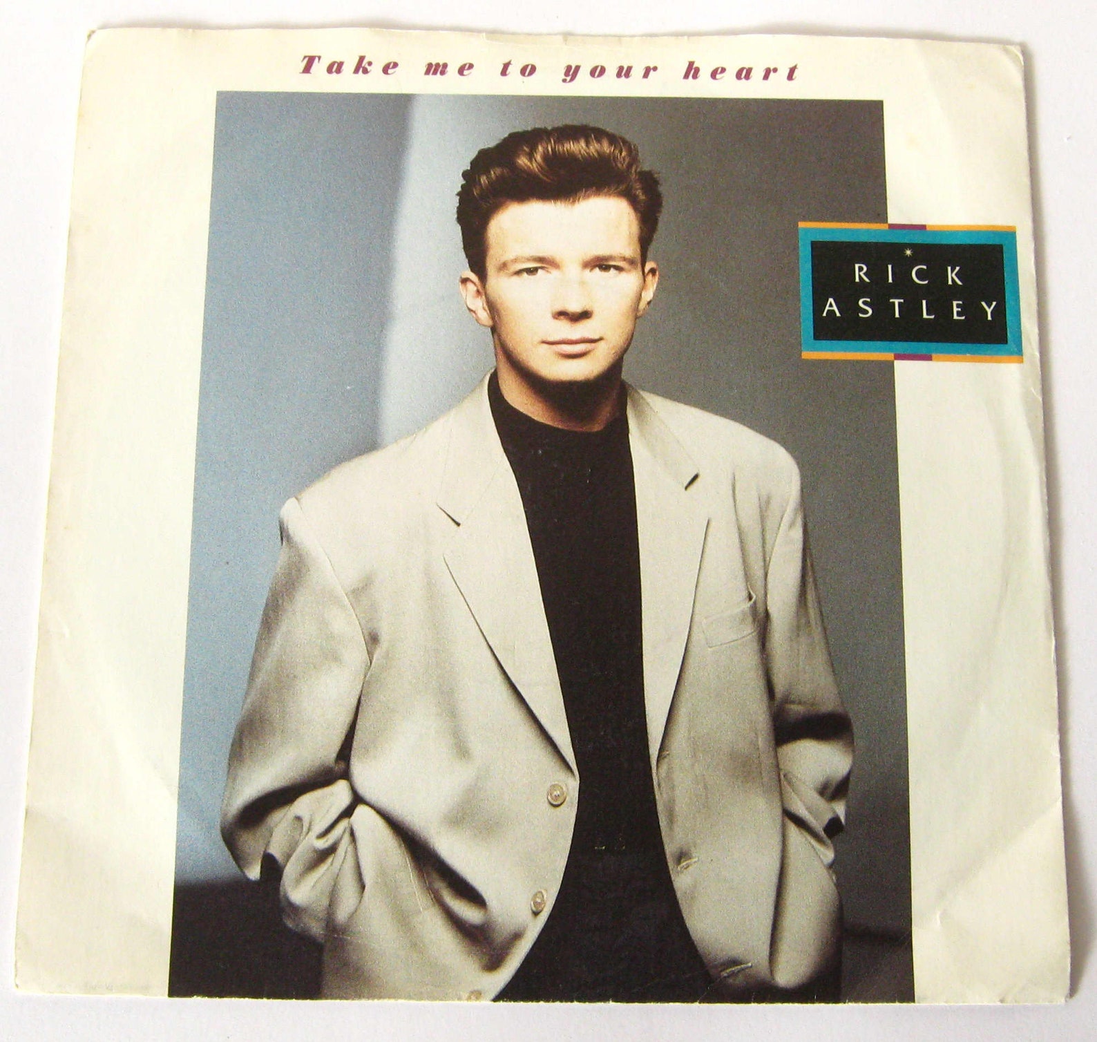 Rick Astley vinyl Take Me To You Heart UK 7 single | Etsy
