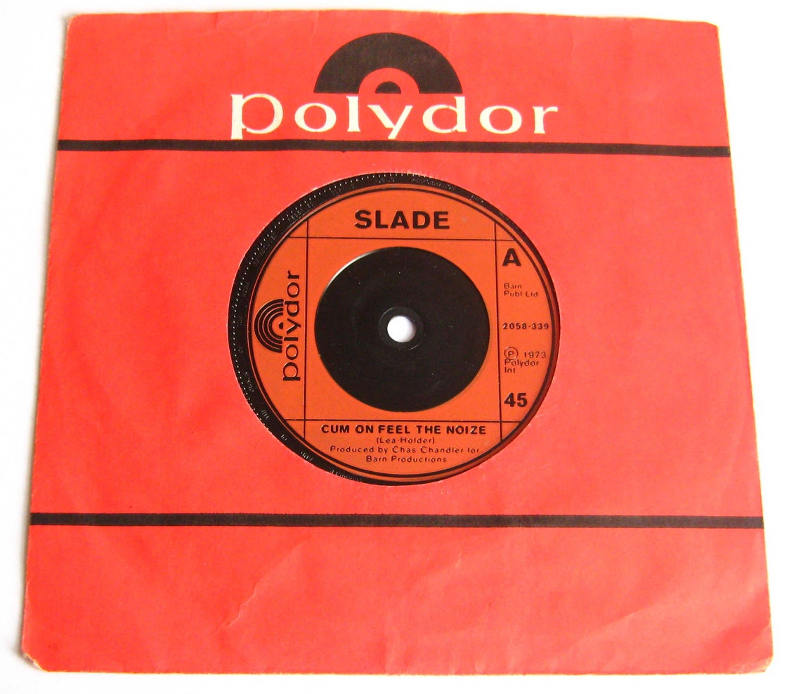 Slade Come On Feel The Noize 7 vinyl single record 45 | Etsy Slade Come On Feel The Noize 7 vinyl single record 45 | Etsy