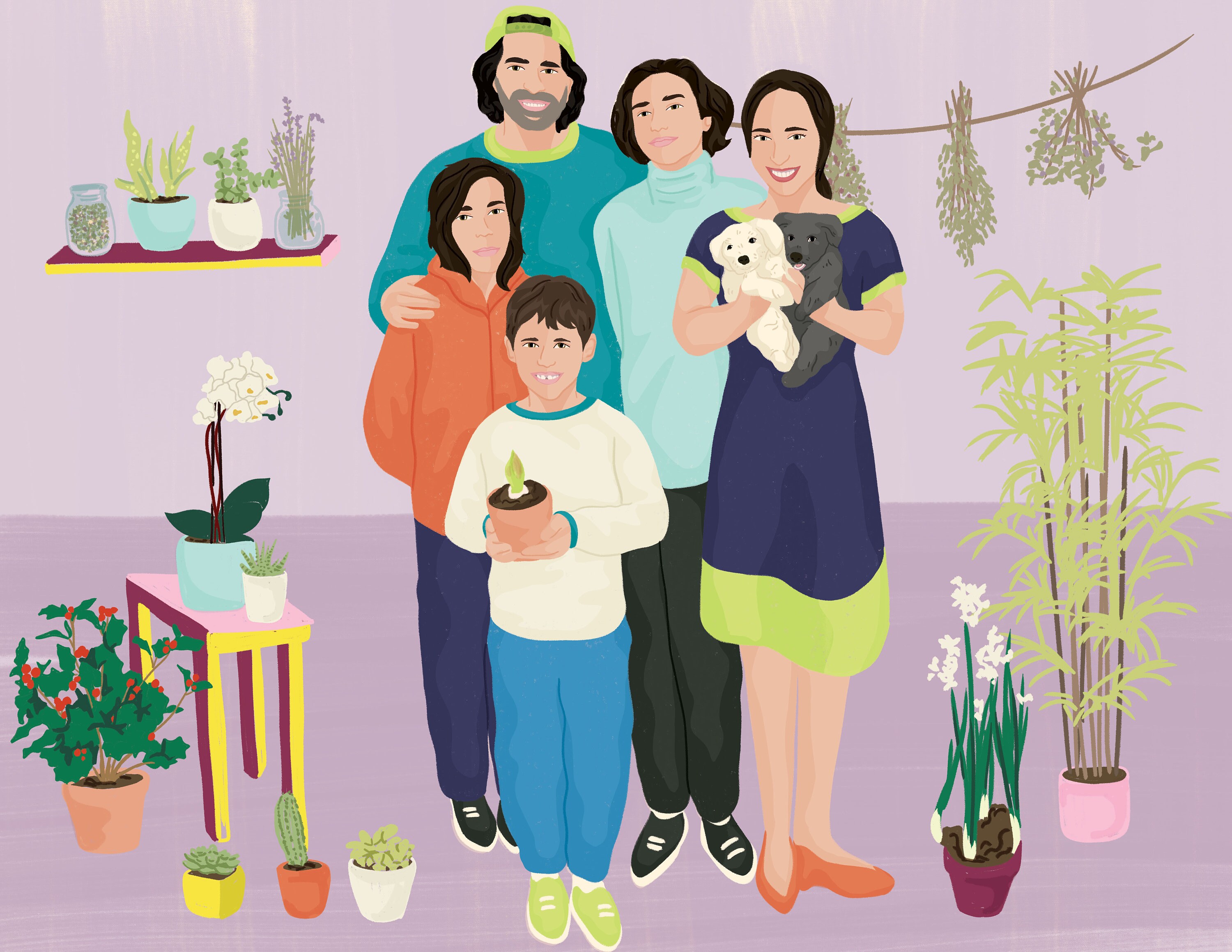 Custom Background Digital Only-family Portrait | Etsy