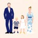 Custom Digital Family Portrait, Family Illustration, Digital Art ...