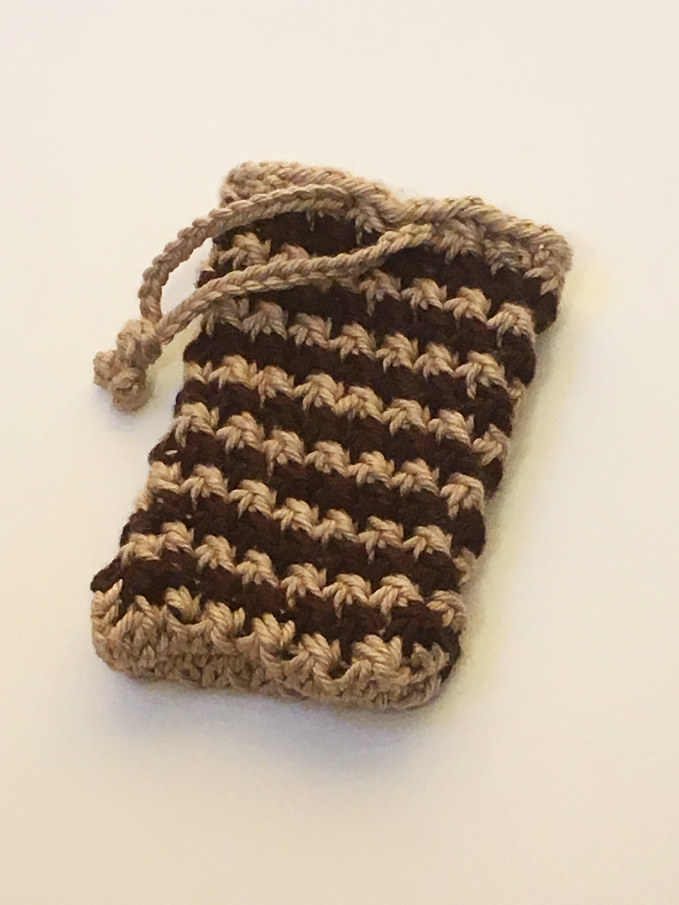 Set of 4 Colorful Soap Sachets, Knit Soap Bags in a Variety of Colors ...