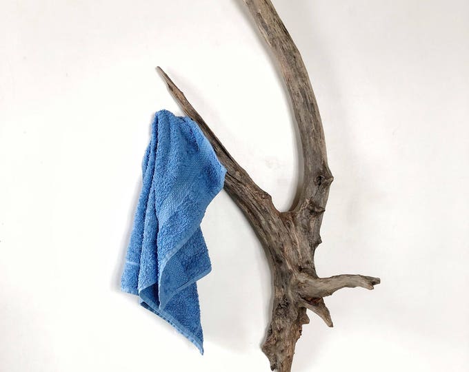 Unique Towel Rack, Driftwood Coat Rack, Wood Coat Rack, Rack, Art Rack ...