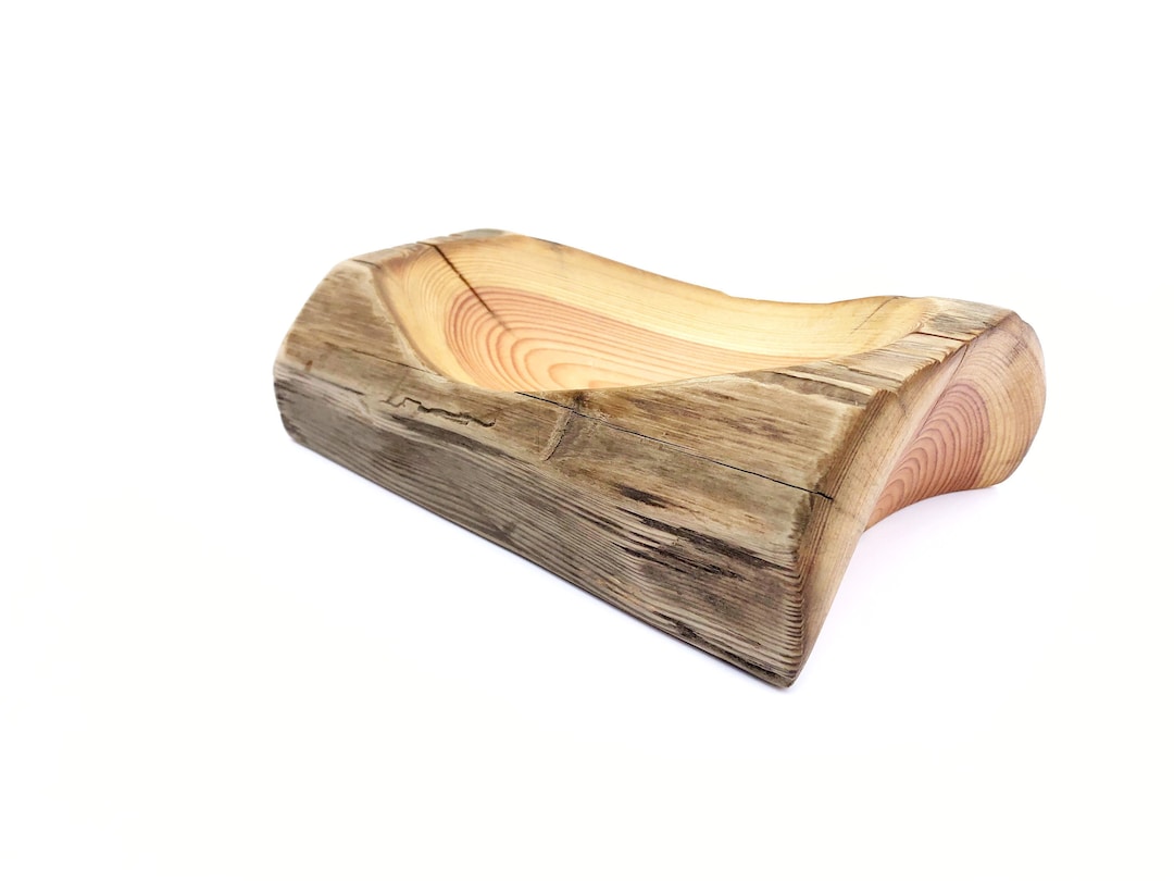 Hand-carved Reclaimed Wood Cash Tray: Rustic Shop Decor - Etsy