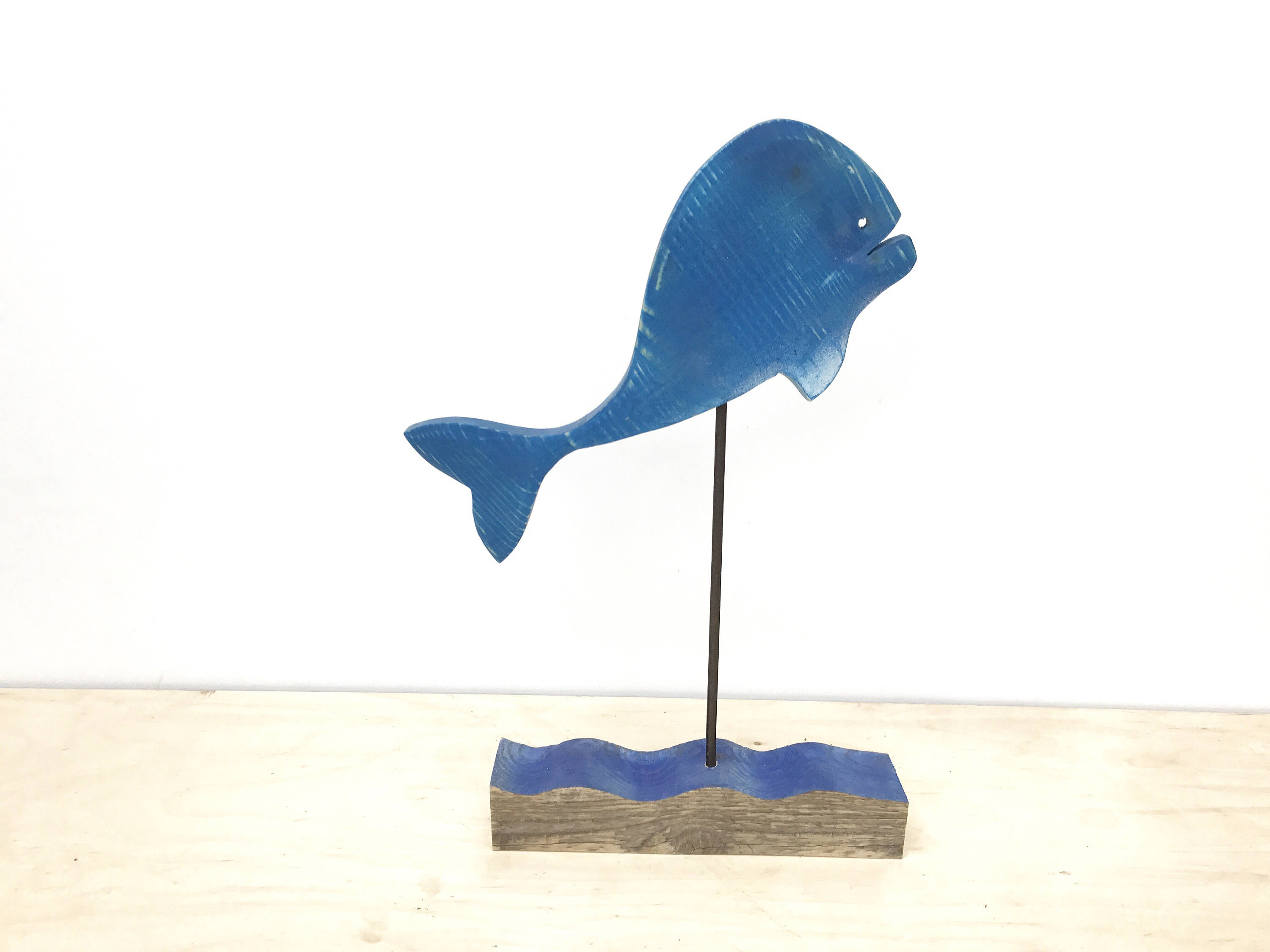 Flying Fish Wooden Fish Figure Whale Fish Statue Whale Fish - Etsy