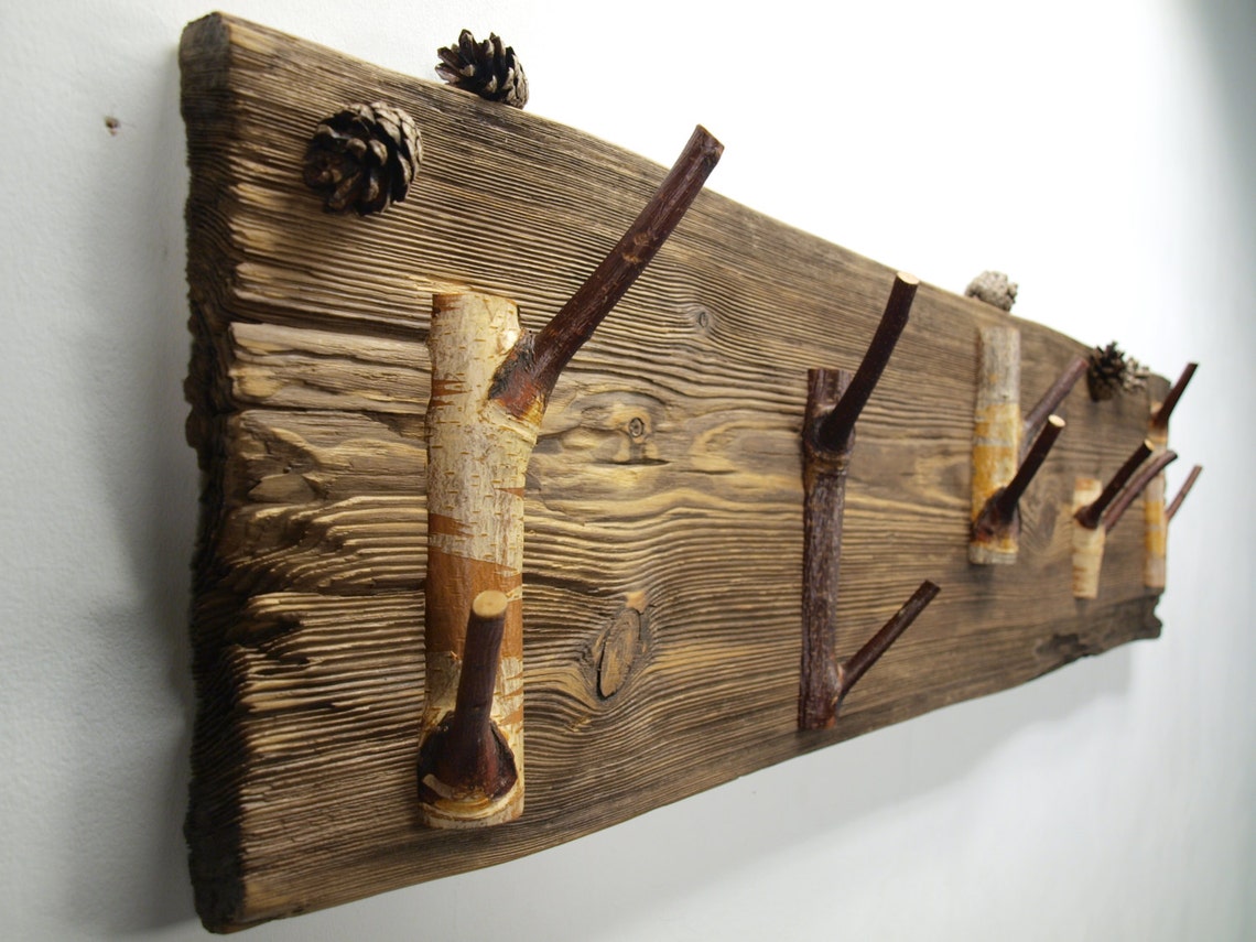 Coat Rack, Driftwood Coat Rack, Rustic Coat Rack, Handmade Coat Rack ...