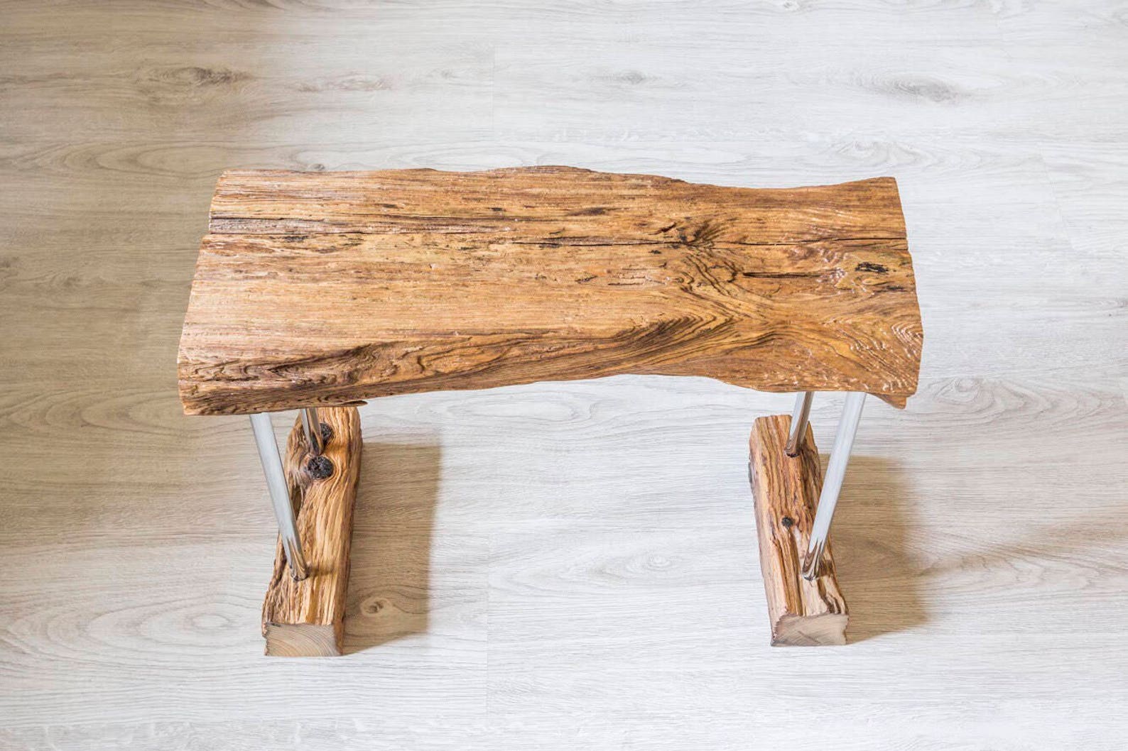 Wood Bench Live Edge Bench Driftwood Bench Rustic Bench - Etsy