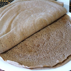 Fresh Ethiopian Africa Injera Bread ~ 100% Pure Teff Injera Vegan ...