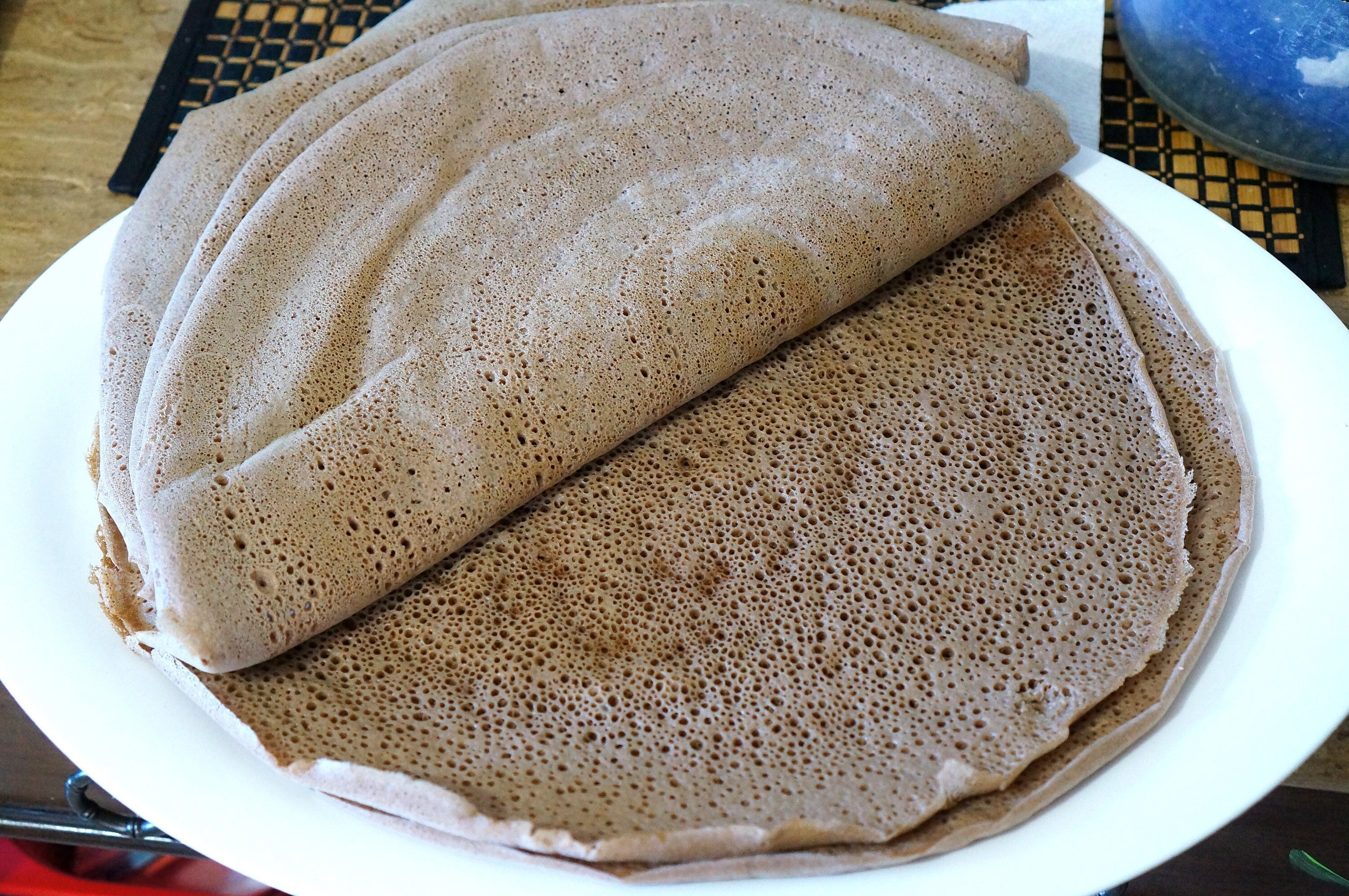 Fresh Ethiopian Africa Injera Bread ~ 100% Pure Teff Injera Vegan ...