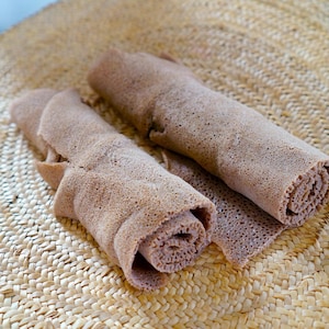Fresh Ethiopian Africa Injera Bread ~ 100% Pure Teff Injera Vegan ...
