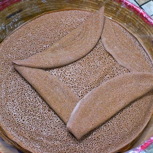 Fresh Ethiopian Africa Injera Bread ~ 100% Pure Teff Injera Vegan ...