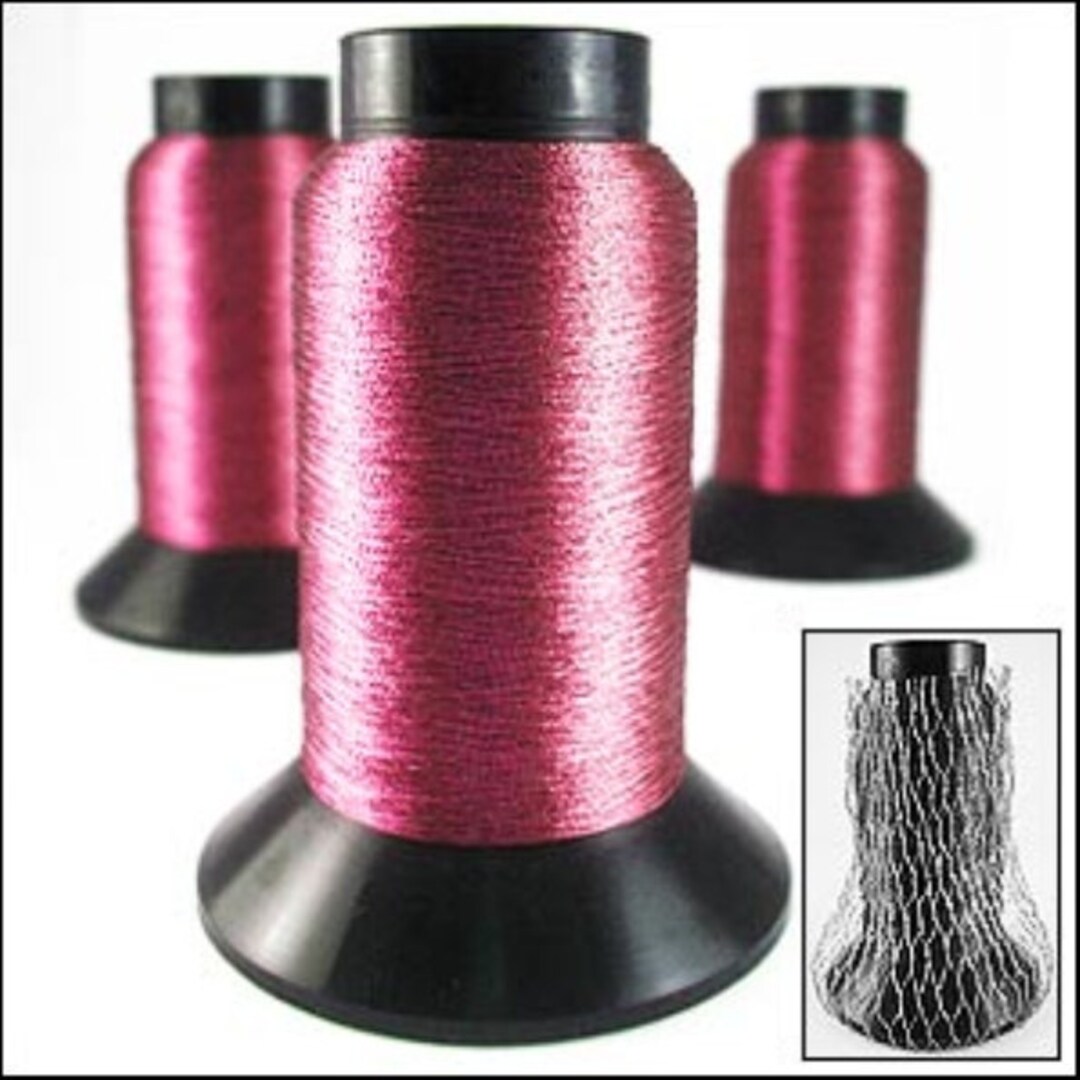 Embroidery Thread. Hot Pink Lurex Thread 1000m JR04928 - Etsy