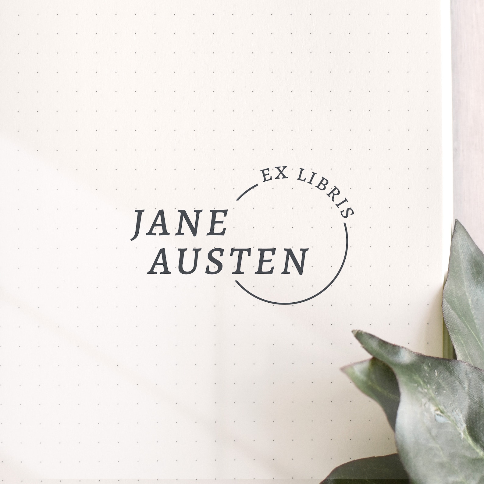 Simple Custom Book Stamp Ex Libris - Etsy UK