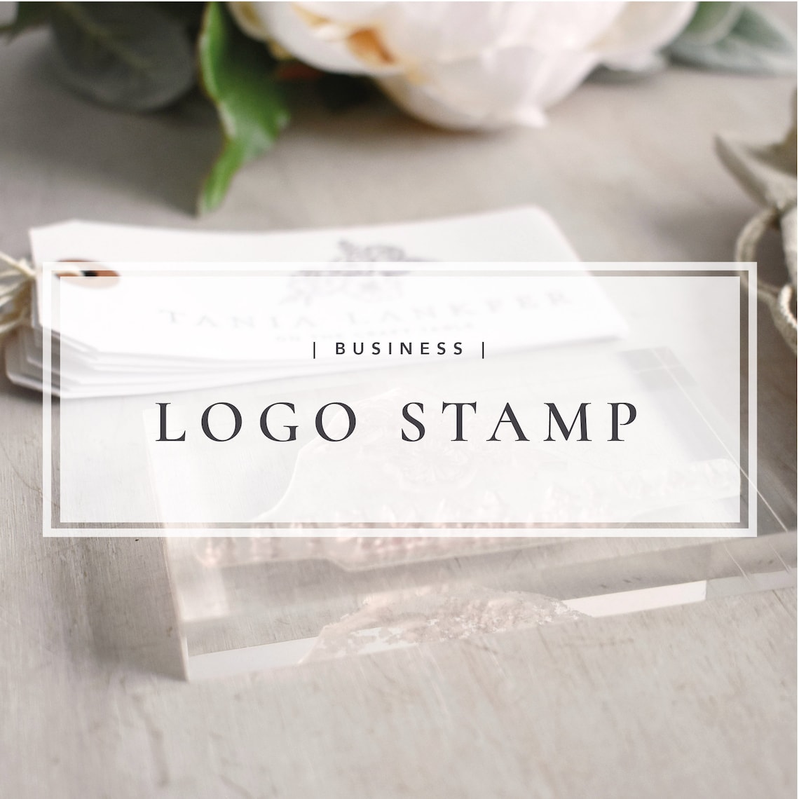 Custom Logo Stamp Personalised Business Stamp - Etsy UK