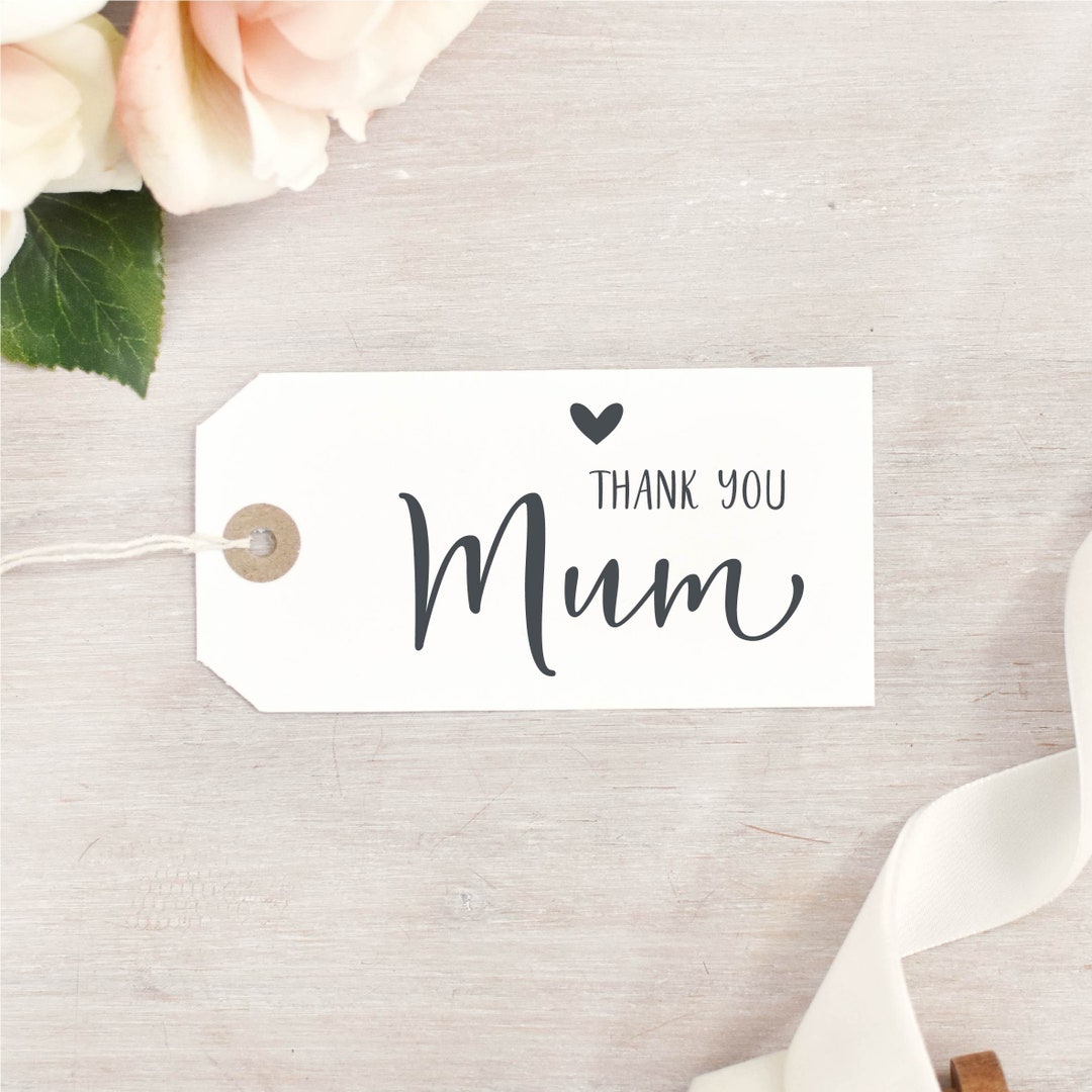 Thank You Mum Stamp Mother's Day - Etsy