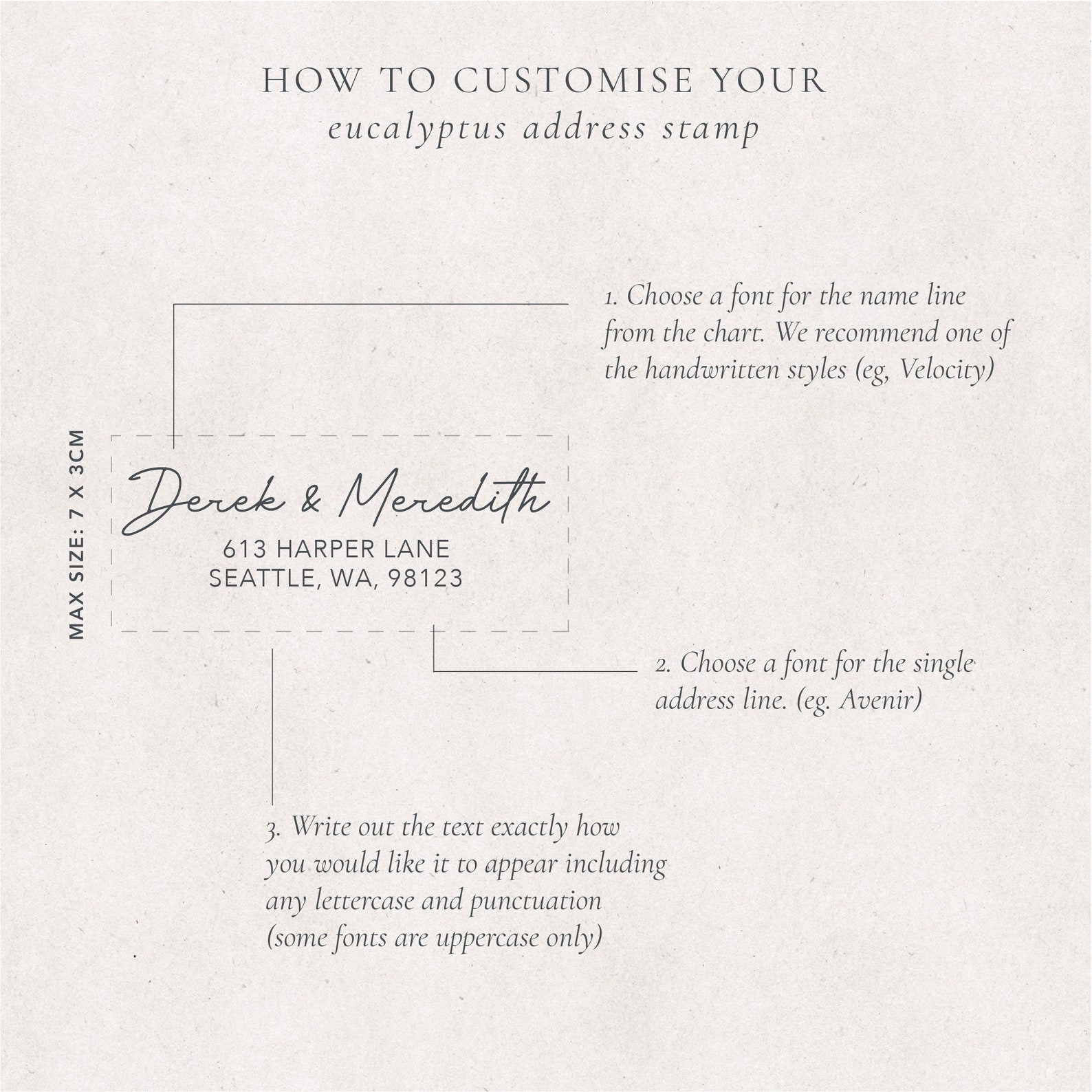 Handwriting Return Address Stamp - Etsy