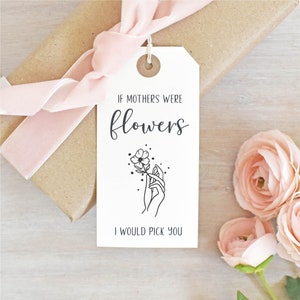 If Mothers Were Flowers Stamp | Mother's Day Quote - Etsy UK