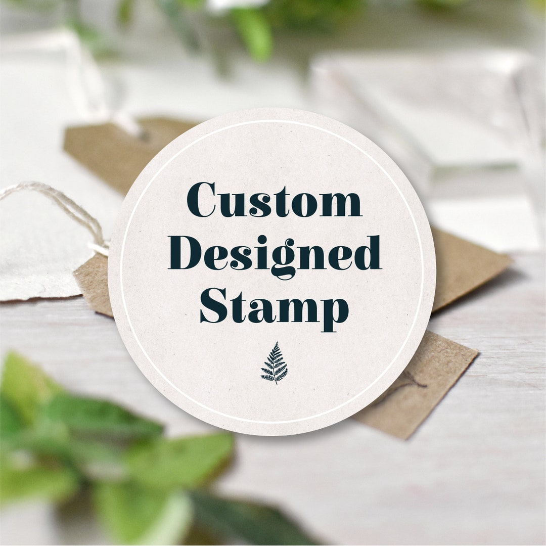 Custom Designed Stamp Personalised Business Stamp - Etsy