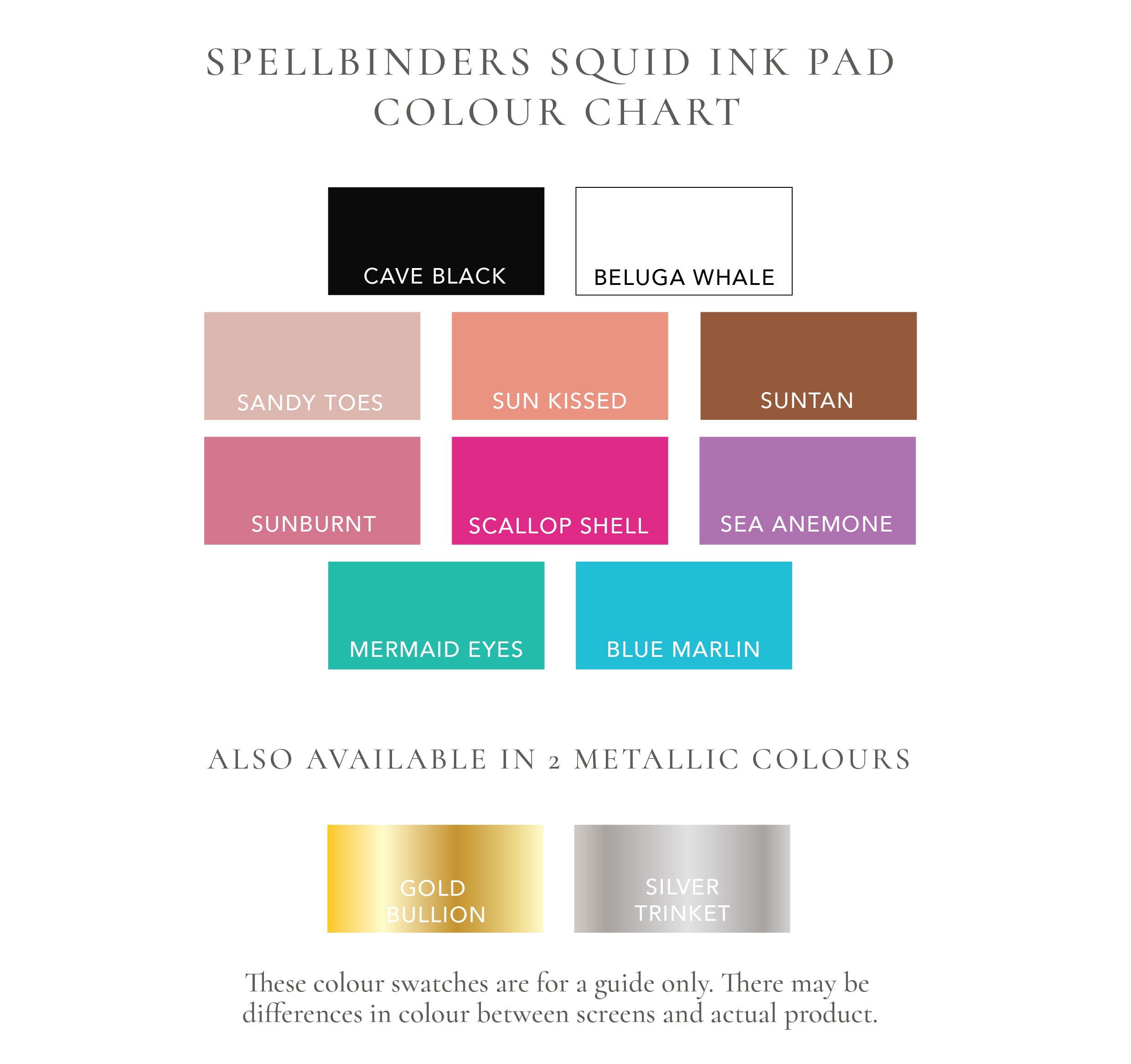 Spellbinders Multi Surface Craft Ink - Jane Davenport Squid Ink - Etsy UK
