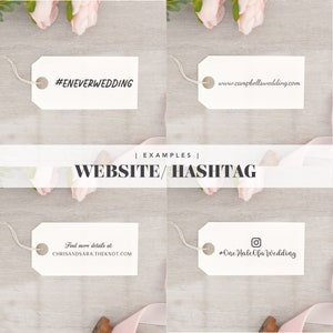 Custom Wedding Website or Hashtag Stamp - Etsy