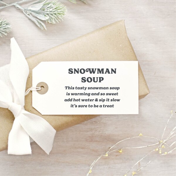 Snowman Soup Poem - Etsy