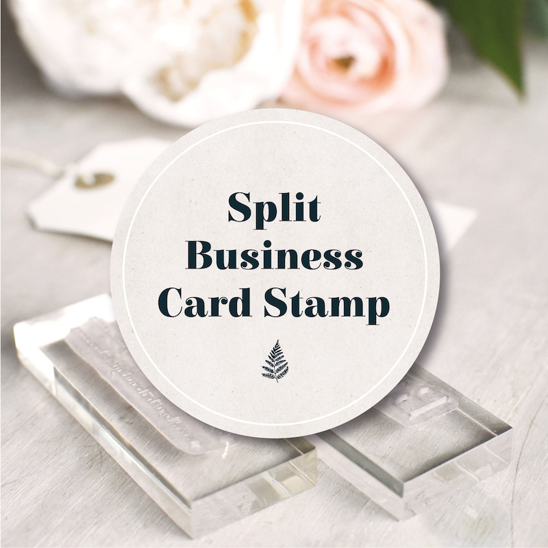 Business Card Stamp - Etsy