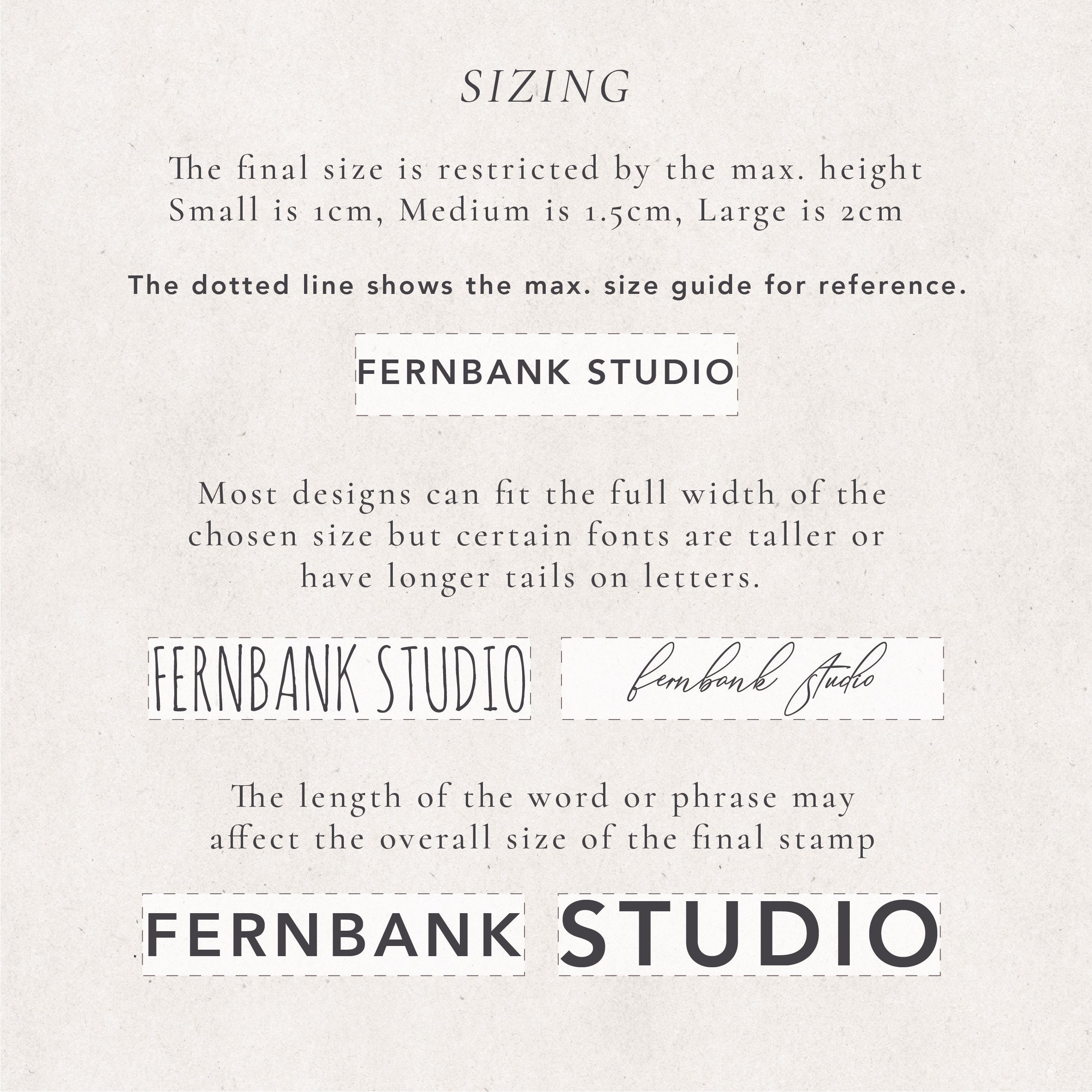 Custom Single Line Text or Logo Stamp - Etsy