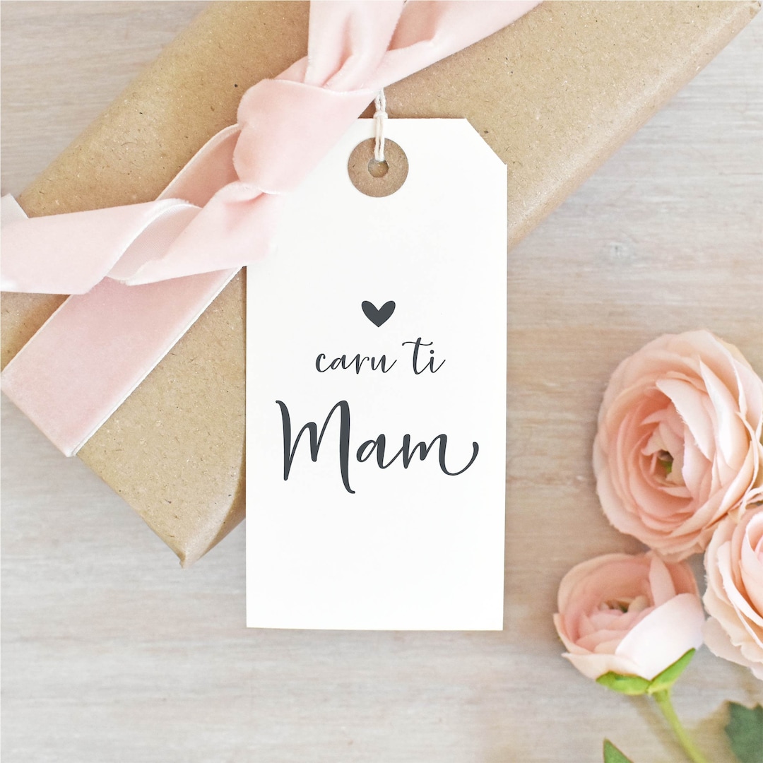 Caru Ti Mam Rubber Stamp Welsh Love You Mum - Etsy