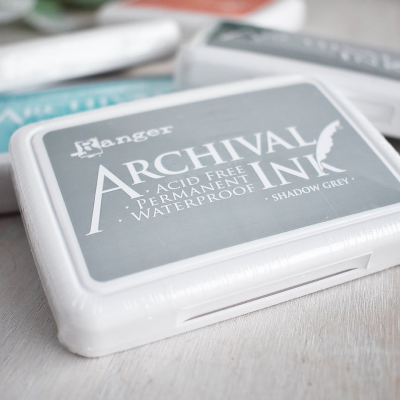 Ranger Archival Ink Dye Ink Pad 28 COLOUR OPTIONS Rubber | Etsy