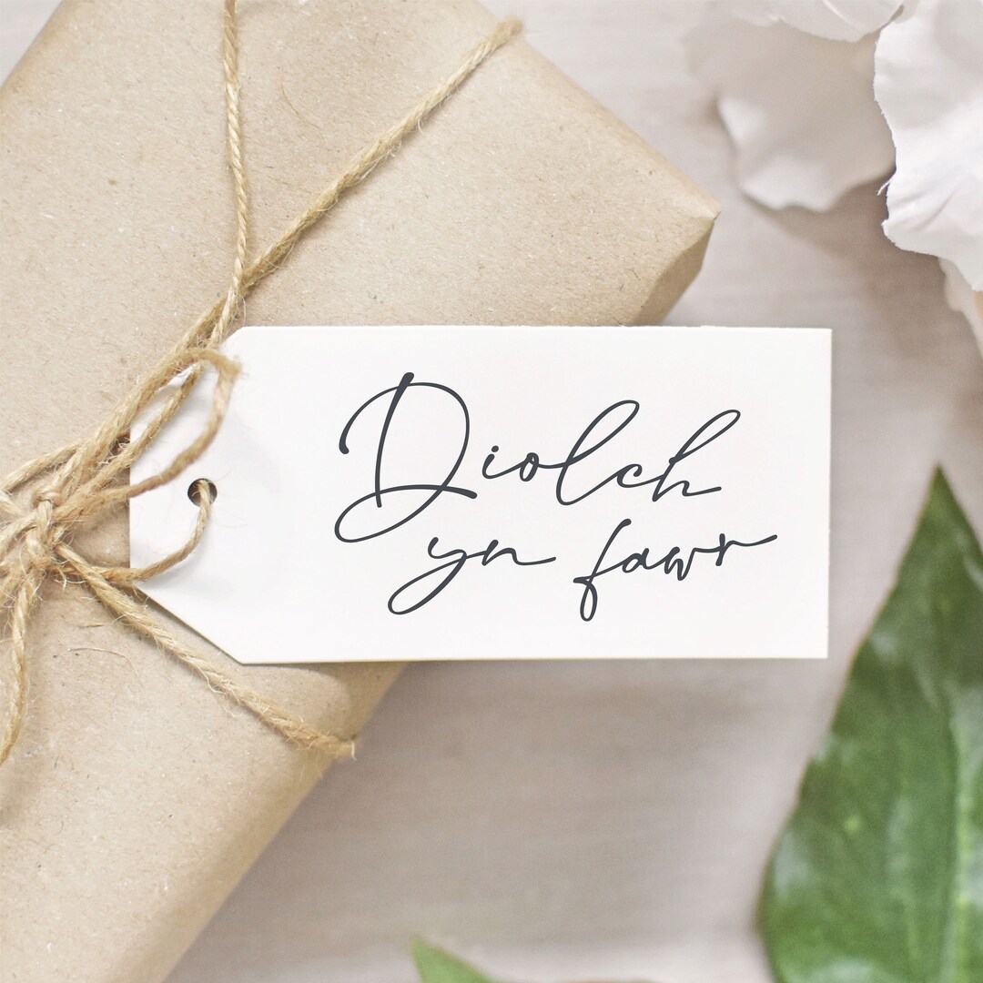 Diolch Yn Fawr Welsh Thank You Very Much Rubber Stamp - Etsy UK