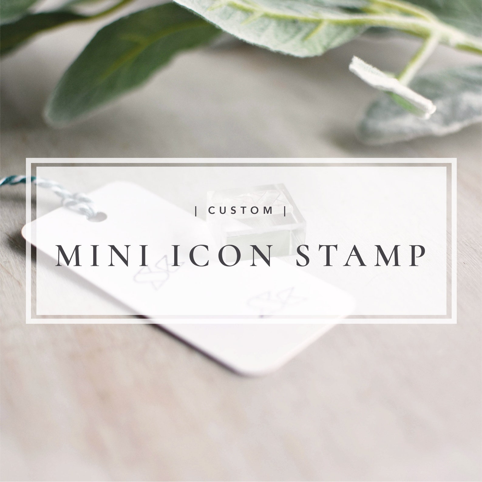 Custom Mini Icon Stamp Loyalty Stamp or Personalised | Etsy