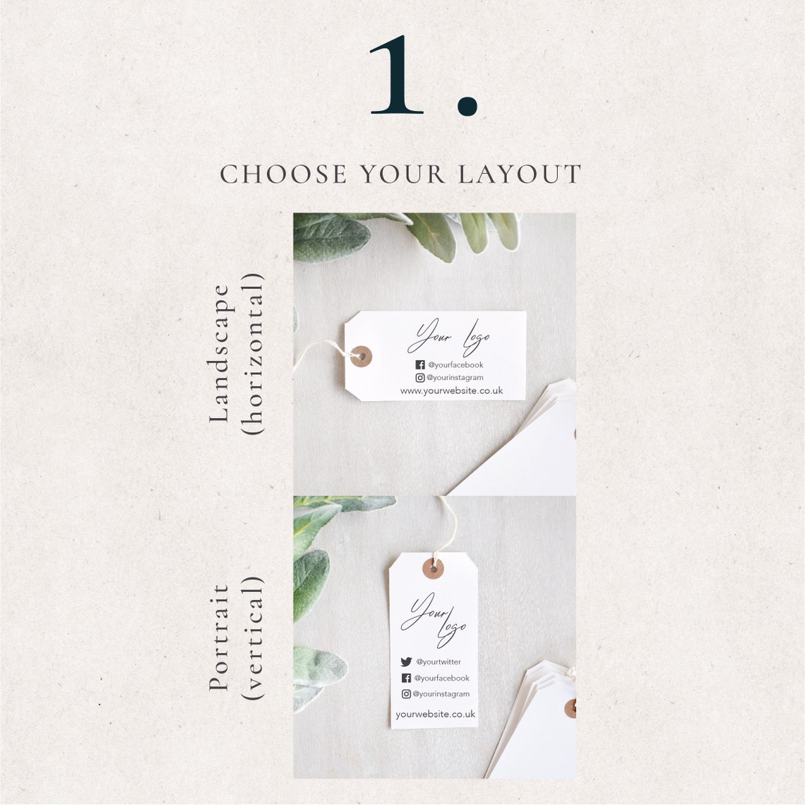 Custom Business Card Stamp Hand Stamped Logo and Social | Etsy