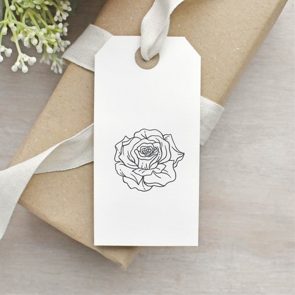 Rose Stamp - Etsy