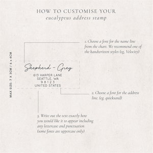 Handwriting Return Address Stamp - Etsy