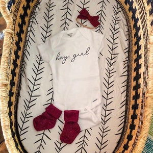 Gender Reveal Onesies® Girl, Hey Girl Gender Reveal Party, Baby ...