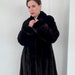 Real Mahogany Let Out Godet Mink Superior Fur Long Coat in Supple Male ...