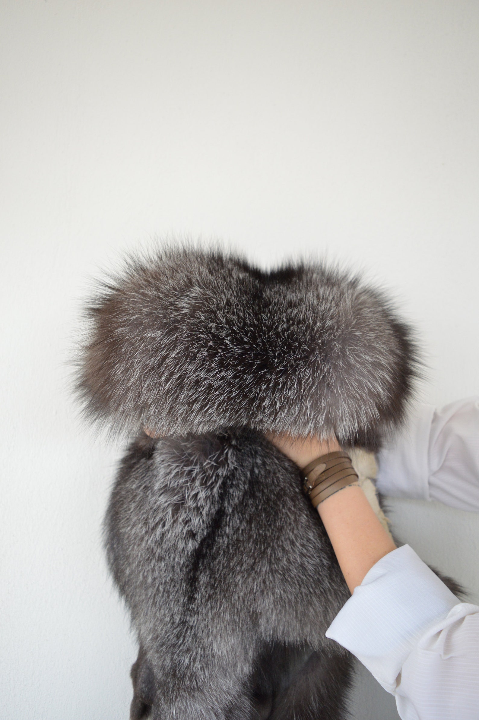 Genuine Saga Frost Fox Fur Pelt: Luxury DIY Craft Material - Etsy