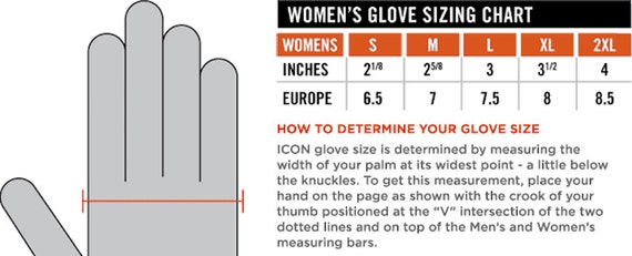 European Glove Size Chart